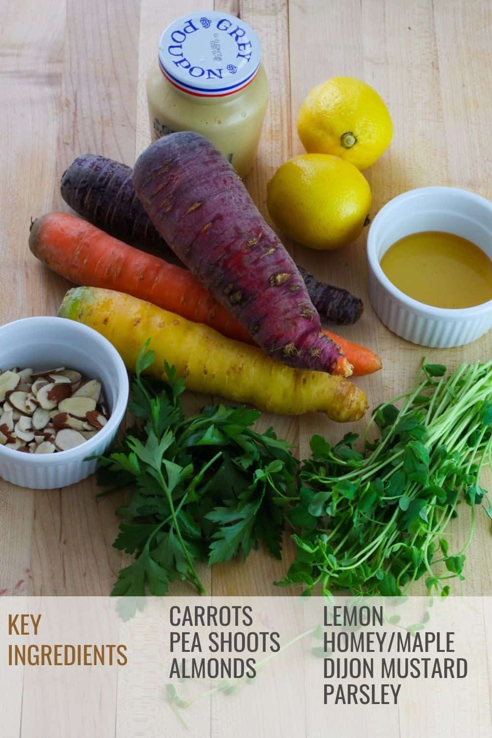 Carrot and Pea Shoot Spring Salad - The Real Recipes
