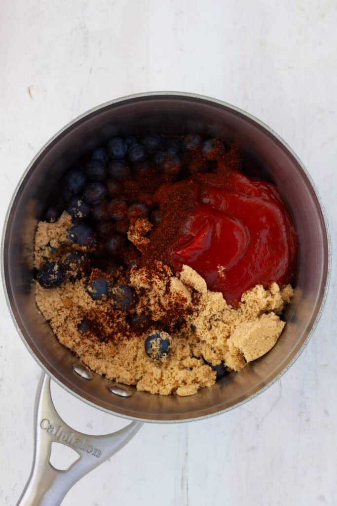Five-Ingredient Blueberry BBQ Sauce - The Real Recipes