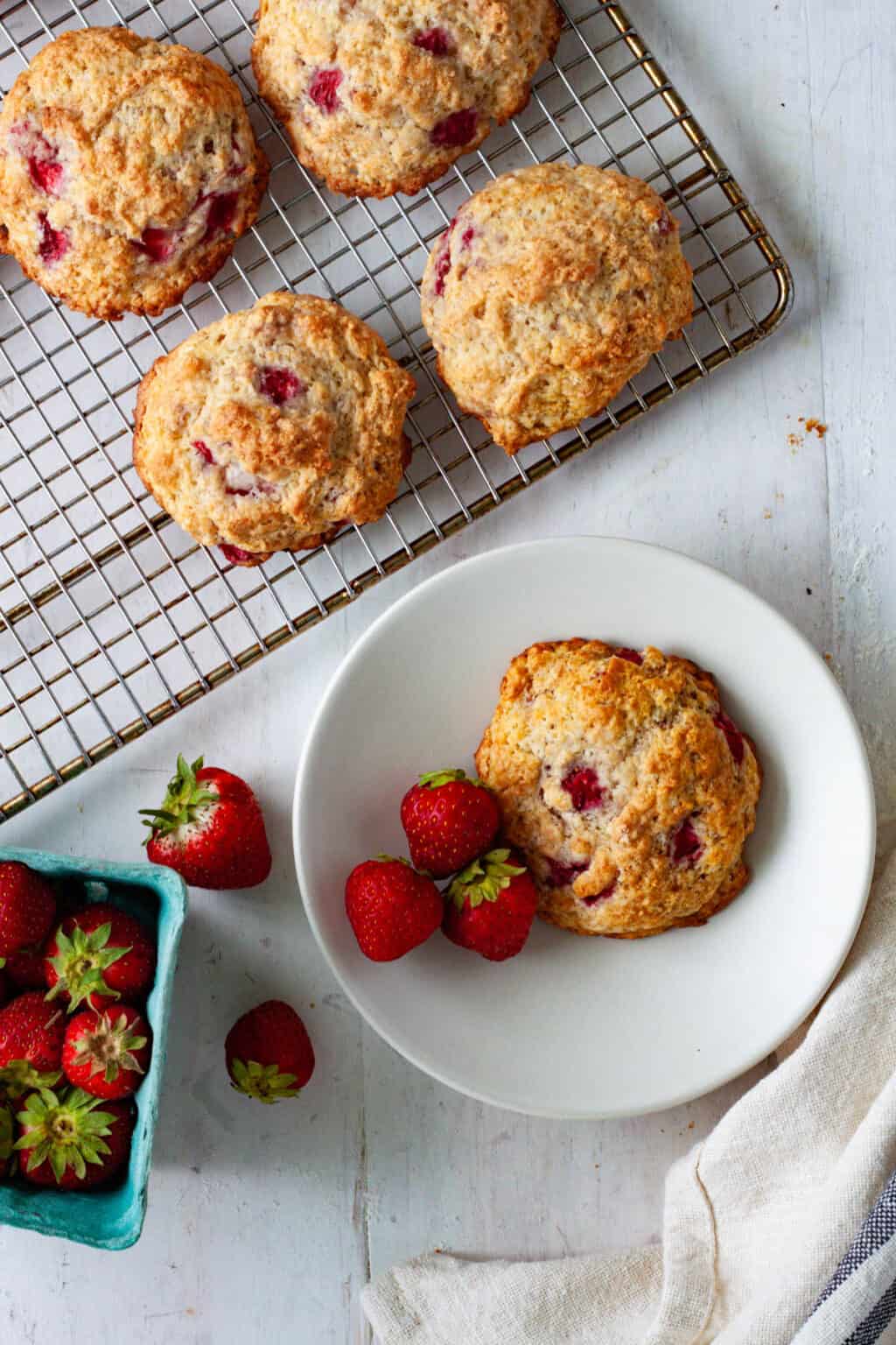 Strawberry Drop Biscuits - The Real Recipes