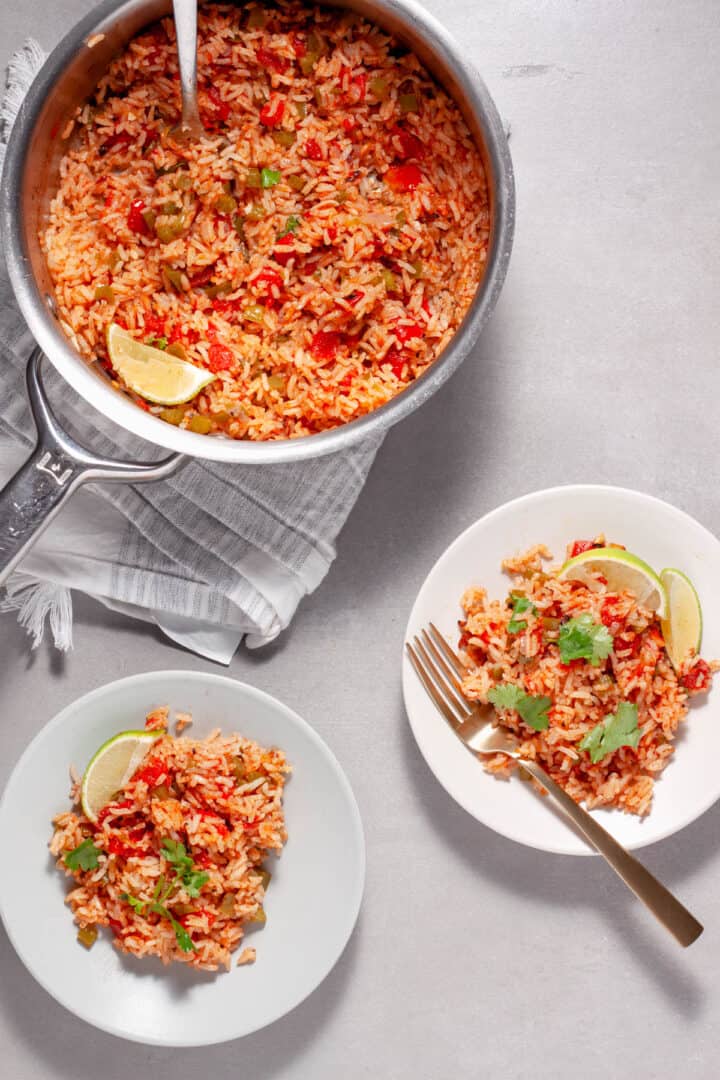 Easy Tomato Rice (Mexican Inspired) - The Real Recipes