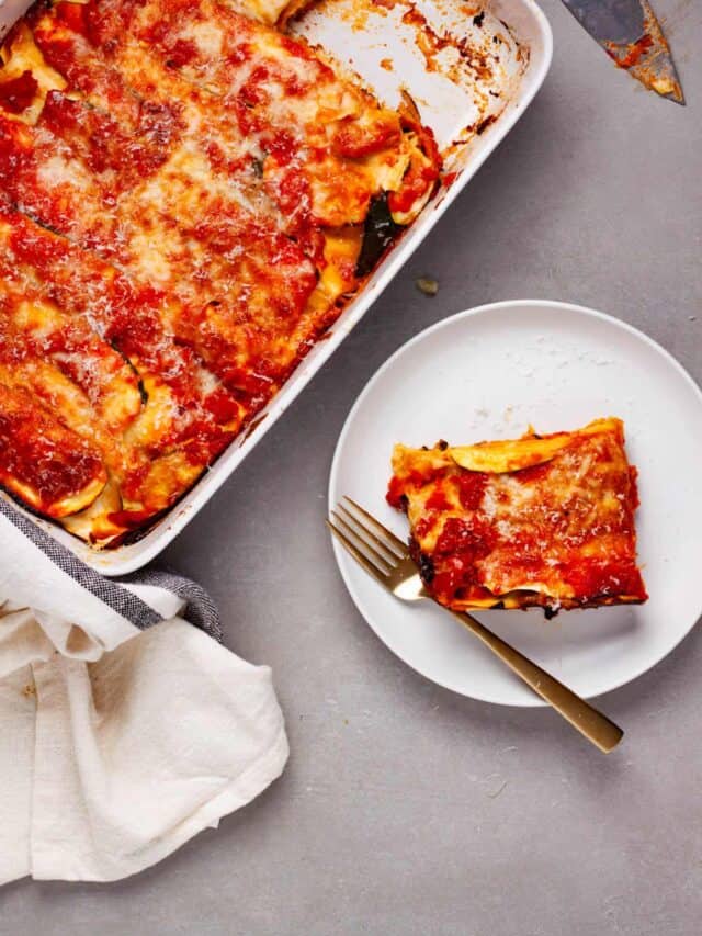 Easy Vegetable Lasagna - The Real Recipes
