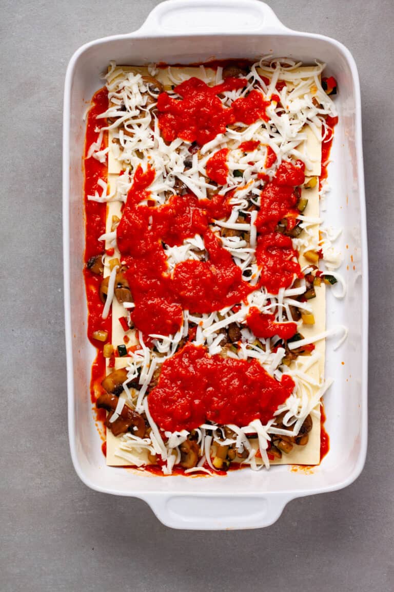 Easy Vegetable Lasagna - The Real Recipes