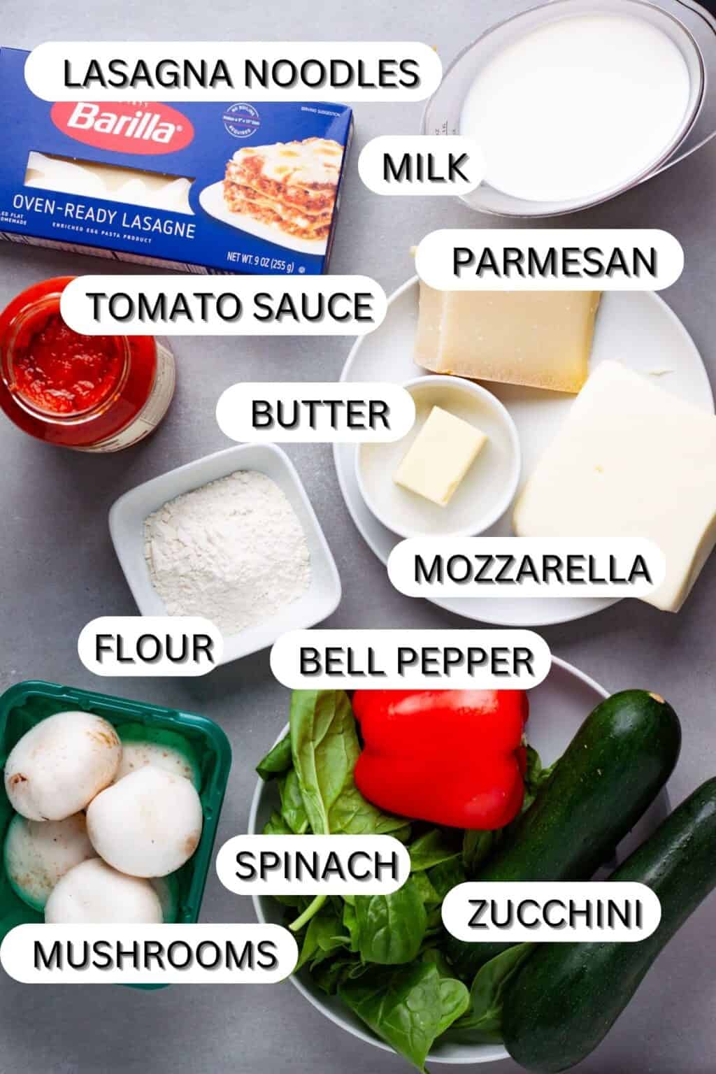 Easy Vegetable Lasagna - The Real Recipes