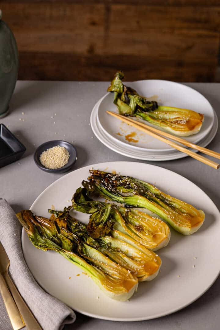Roasted Bok Choy - The Real Recipes