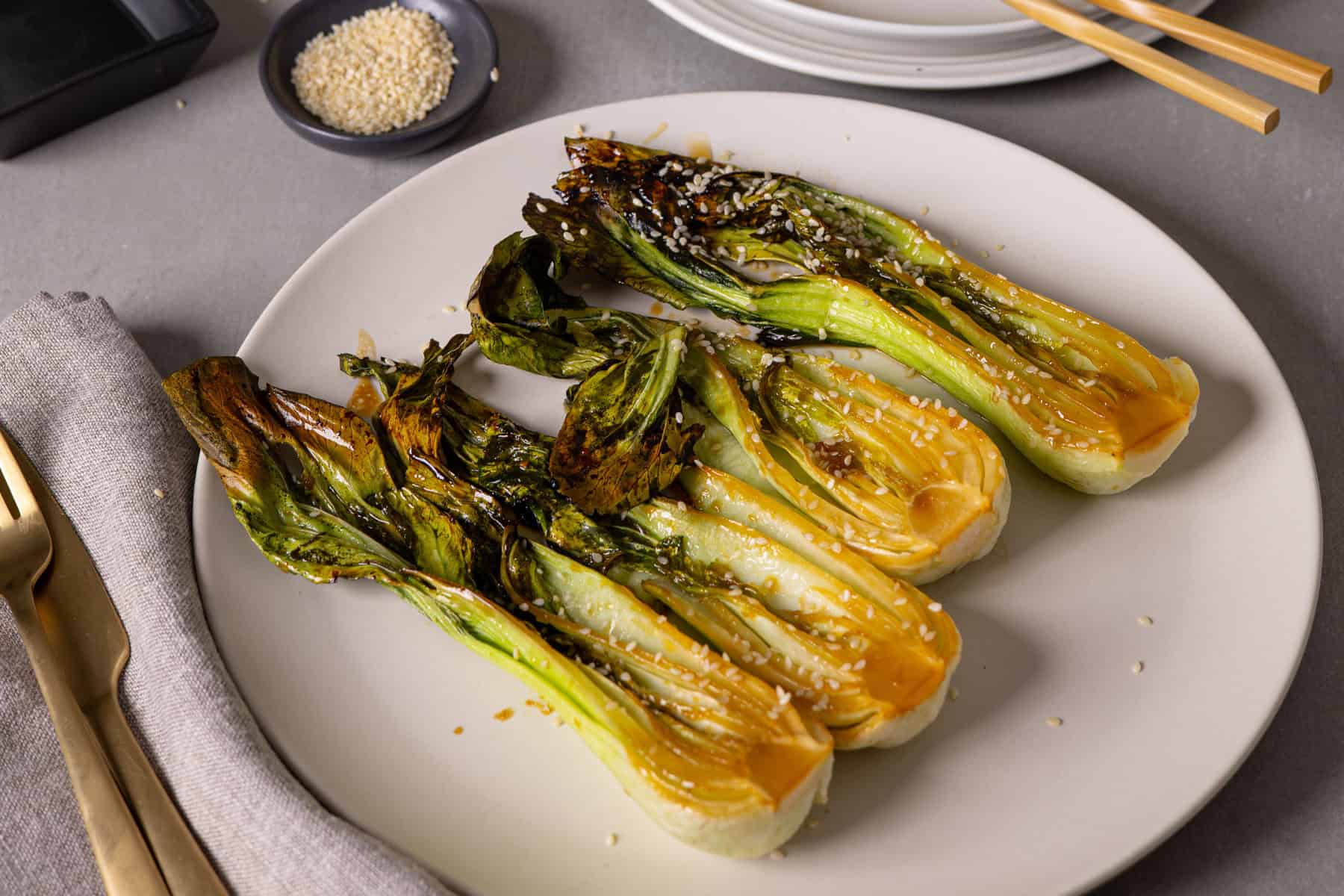 Roasted Bok Choy - The Real Recipes