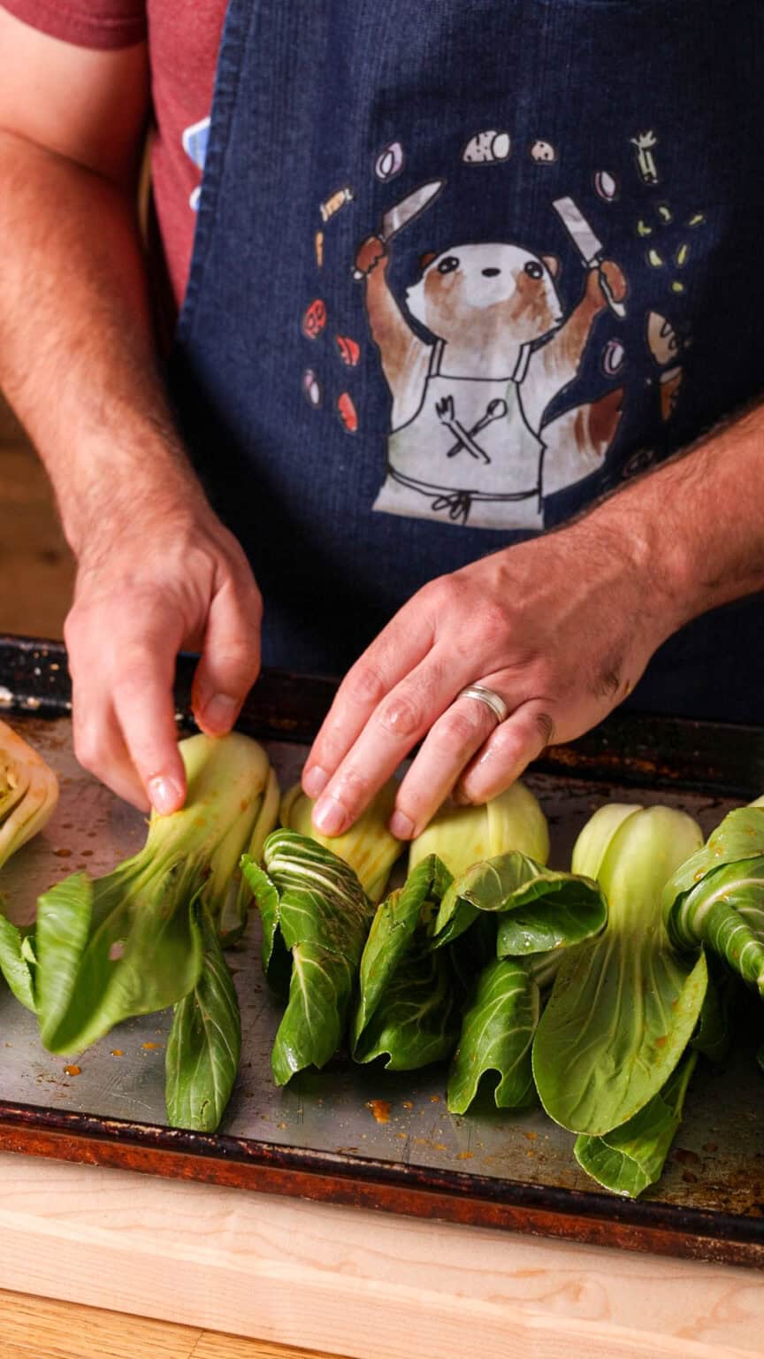 Roasted Bok Choy - The Real Recipes